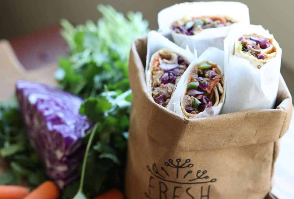 Thai Chicken/Pork Wrap - Gourmet Done Skinny