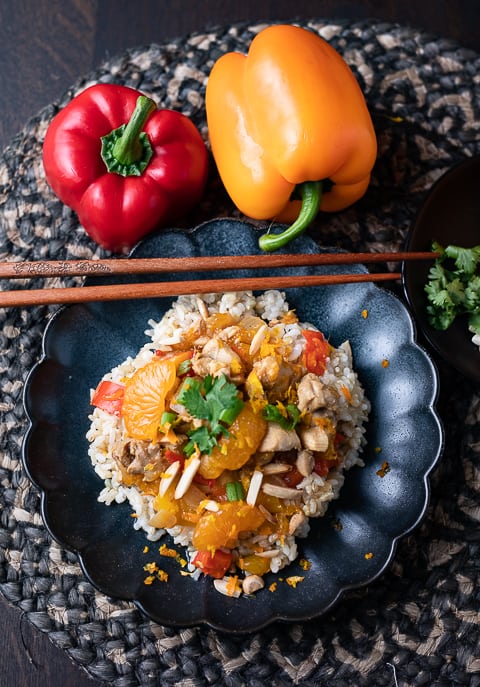 Fast and Easy Healthy Instant Pot Orange Chicken Curry