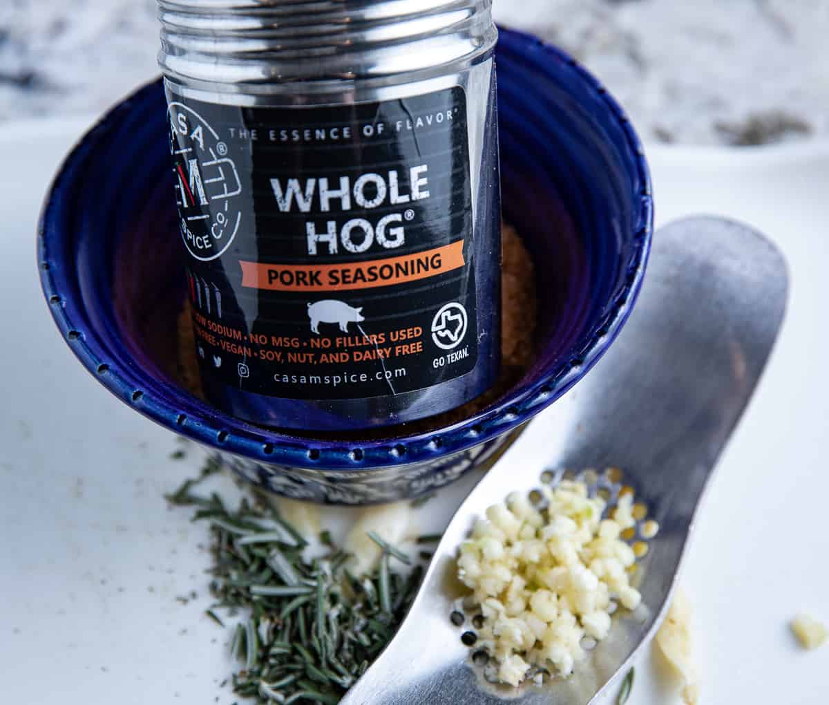 Easy Instant Pot Pork Tenderloin -Casa M Whole Hog Seasoning